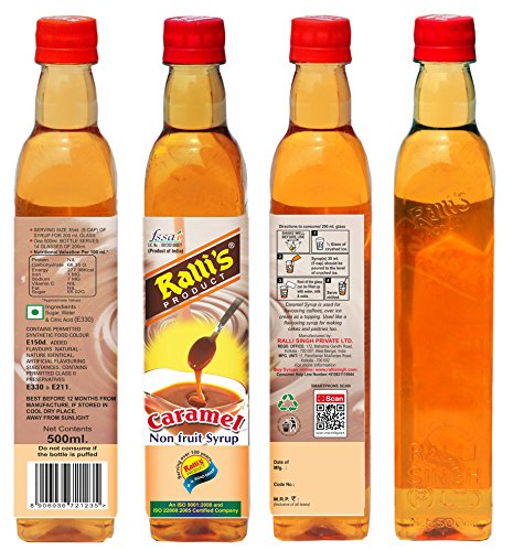 Ralli Singh Caramel Syrup (500 ml bottle)