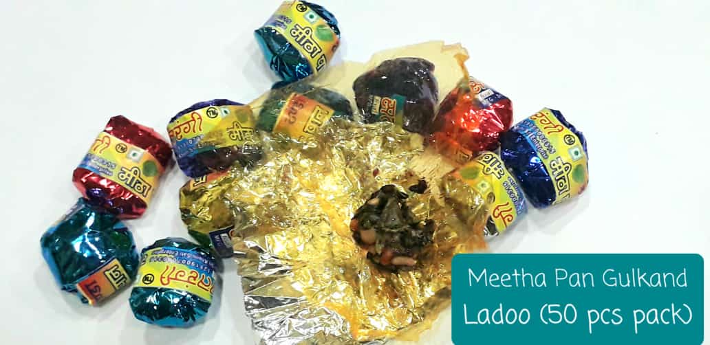 Meetha Pan Gulkand Ladoo (50 pcs pack)